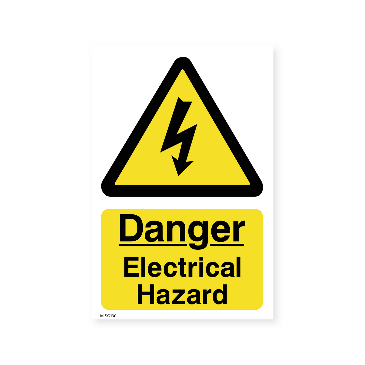 Danger Electrical Hazard Sign – Safety Signs & Stickers