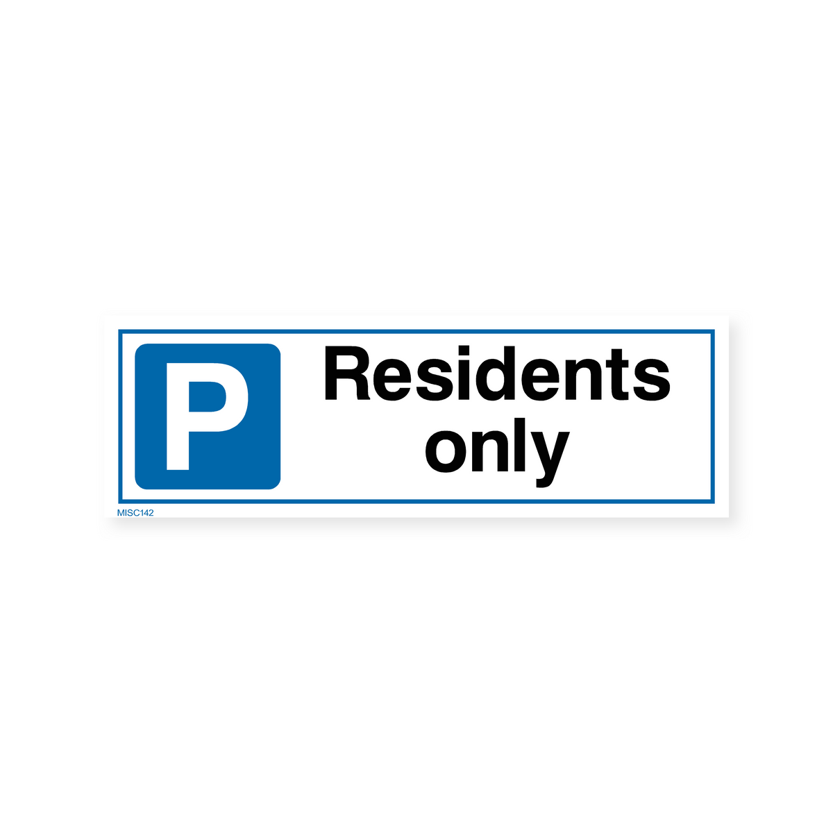 Residents Only Parking Sign – Safety Signs & Stickers