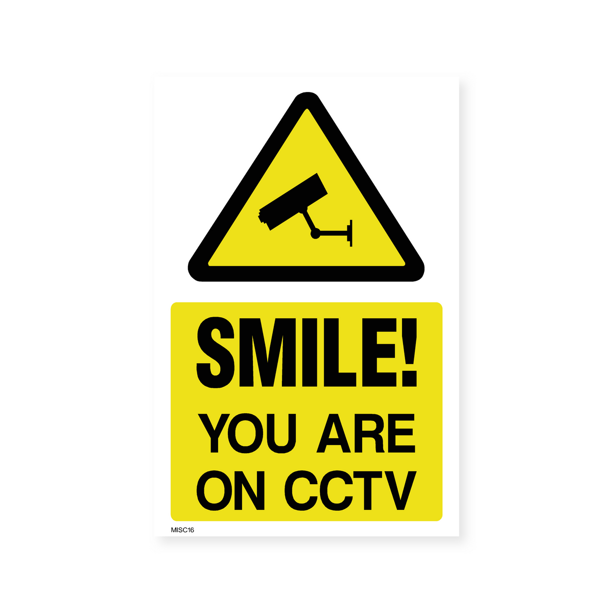 Smile You're on CCTV Sign – Safety Signs & Stickers