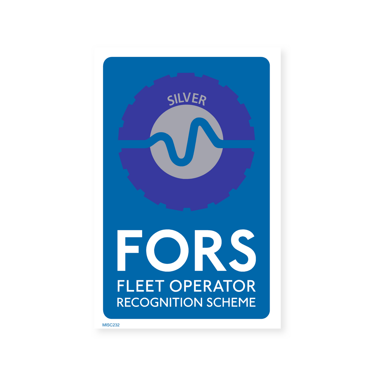 Silver FORS Fleet Operator Sign – Safety Signs & Stickers