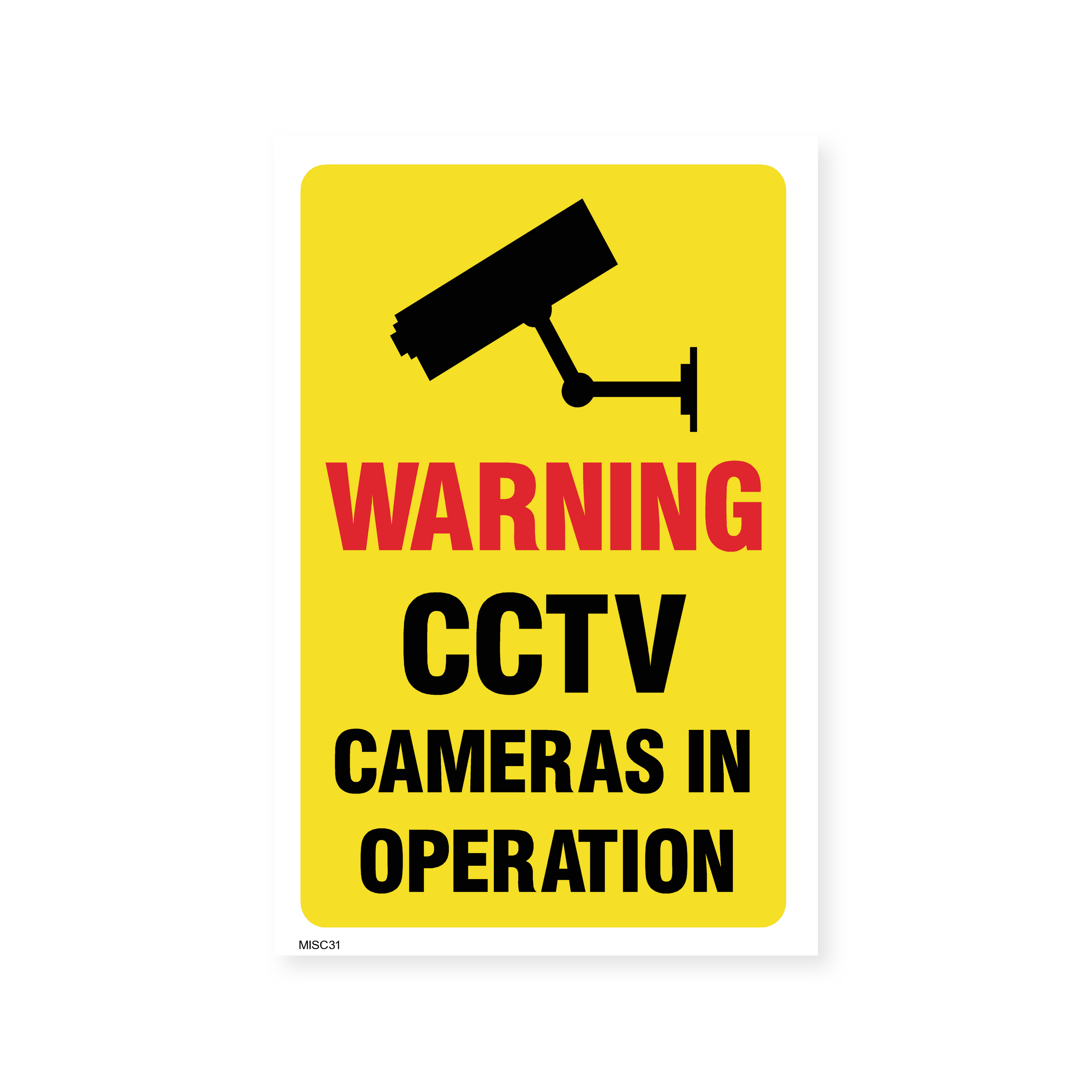 CCTV Cameras in Operation Sign – Safety Signs & Stickers