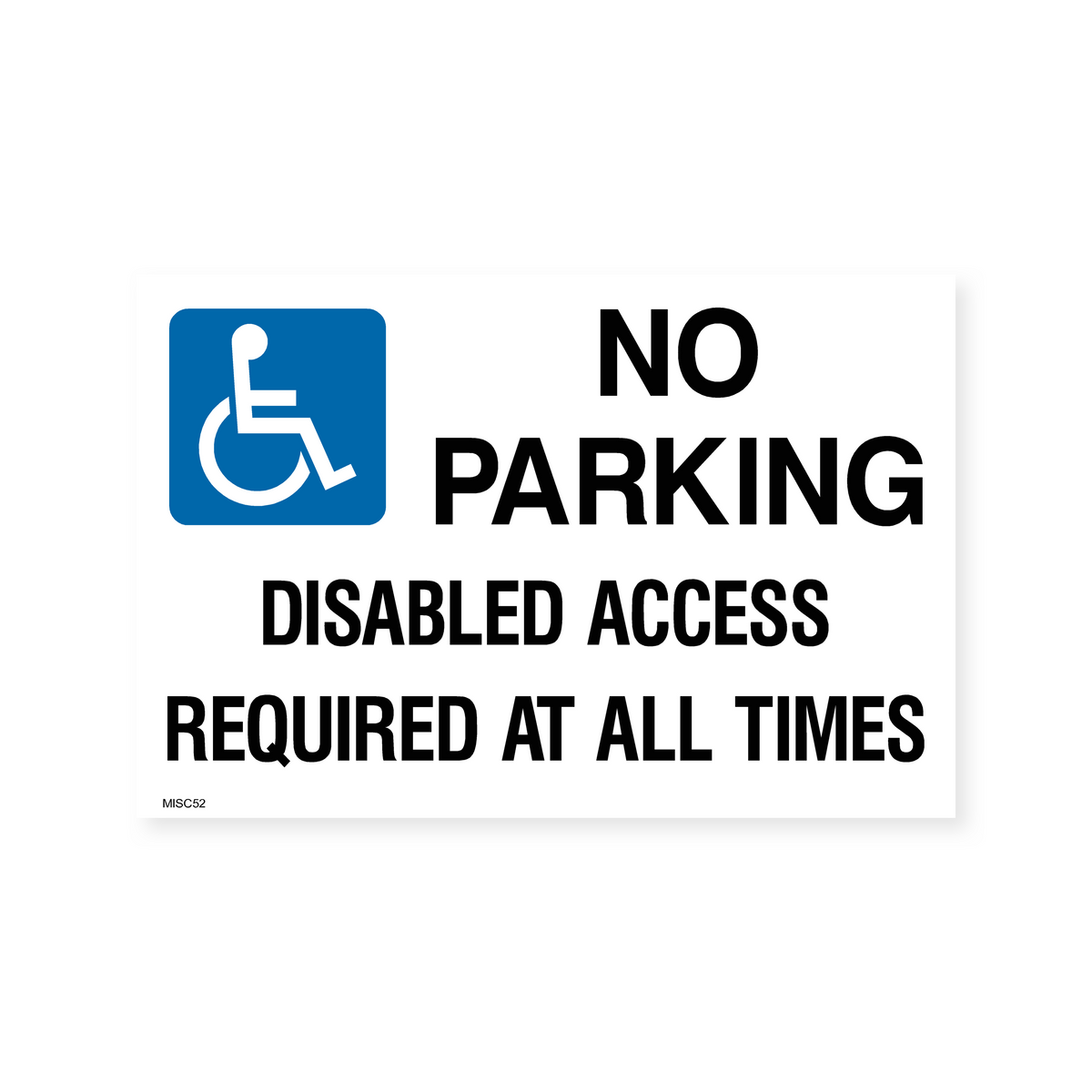 Disabled Access Sign – Safety Signs & Stickers