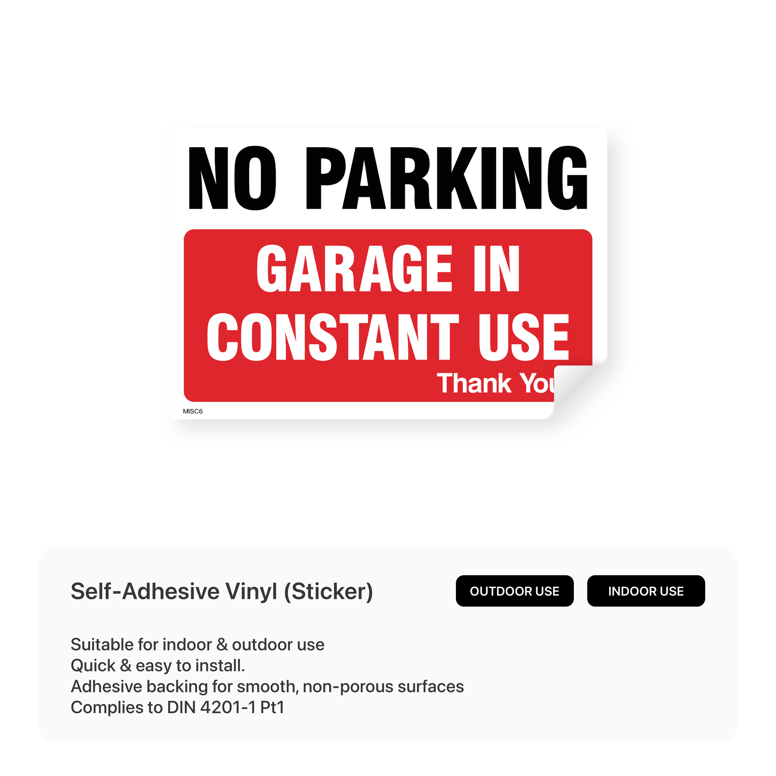 Do Not Block Access – Safety Signs & Stickers