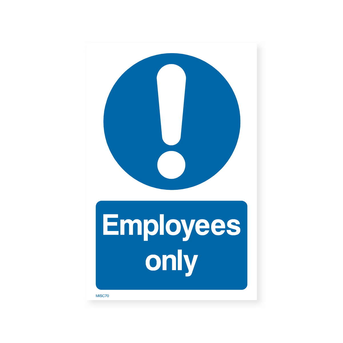 Employees Only Sign – Safety Signs & Stickers