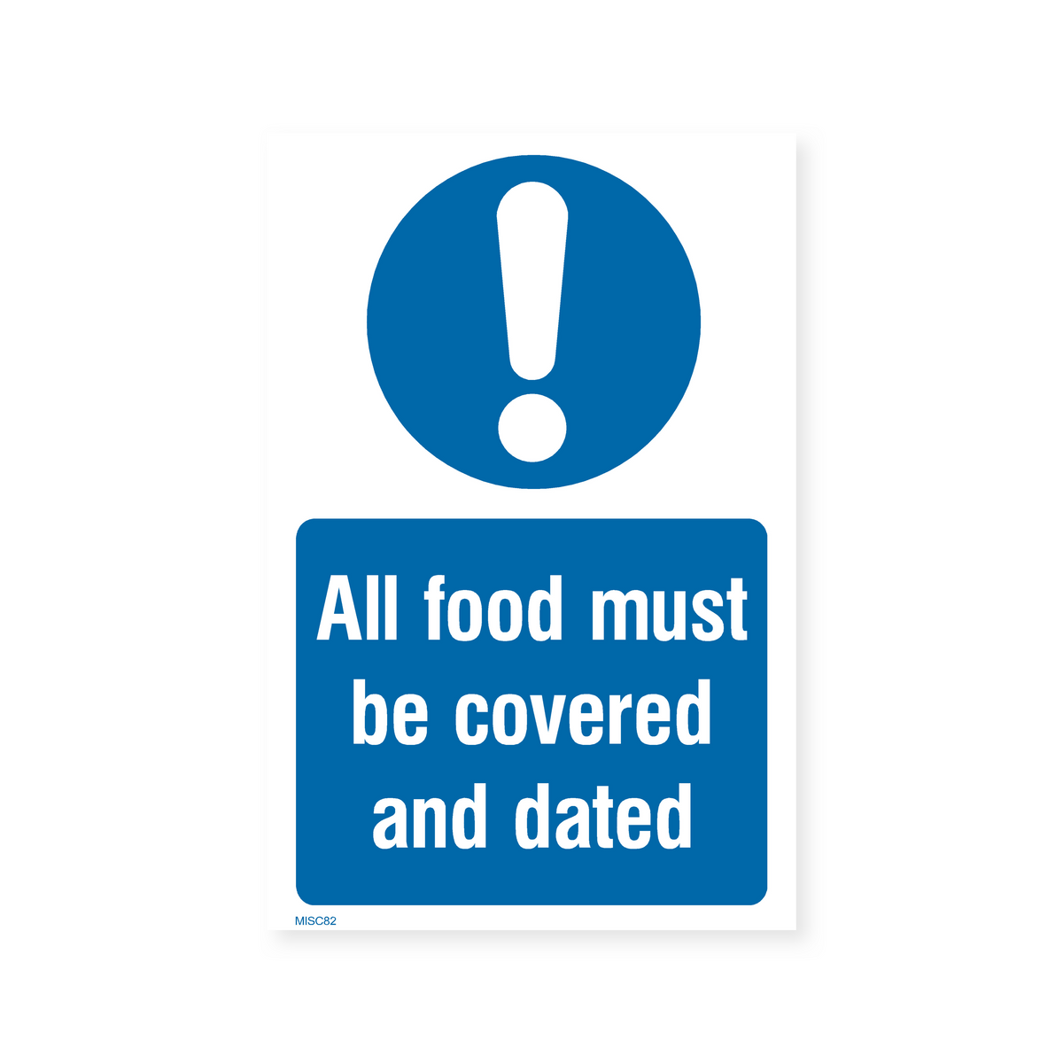 All Food Must Be Covered Sign – Safety Signs & Stickers