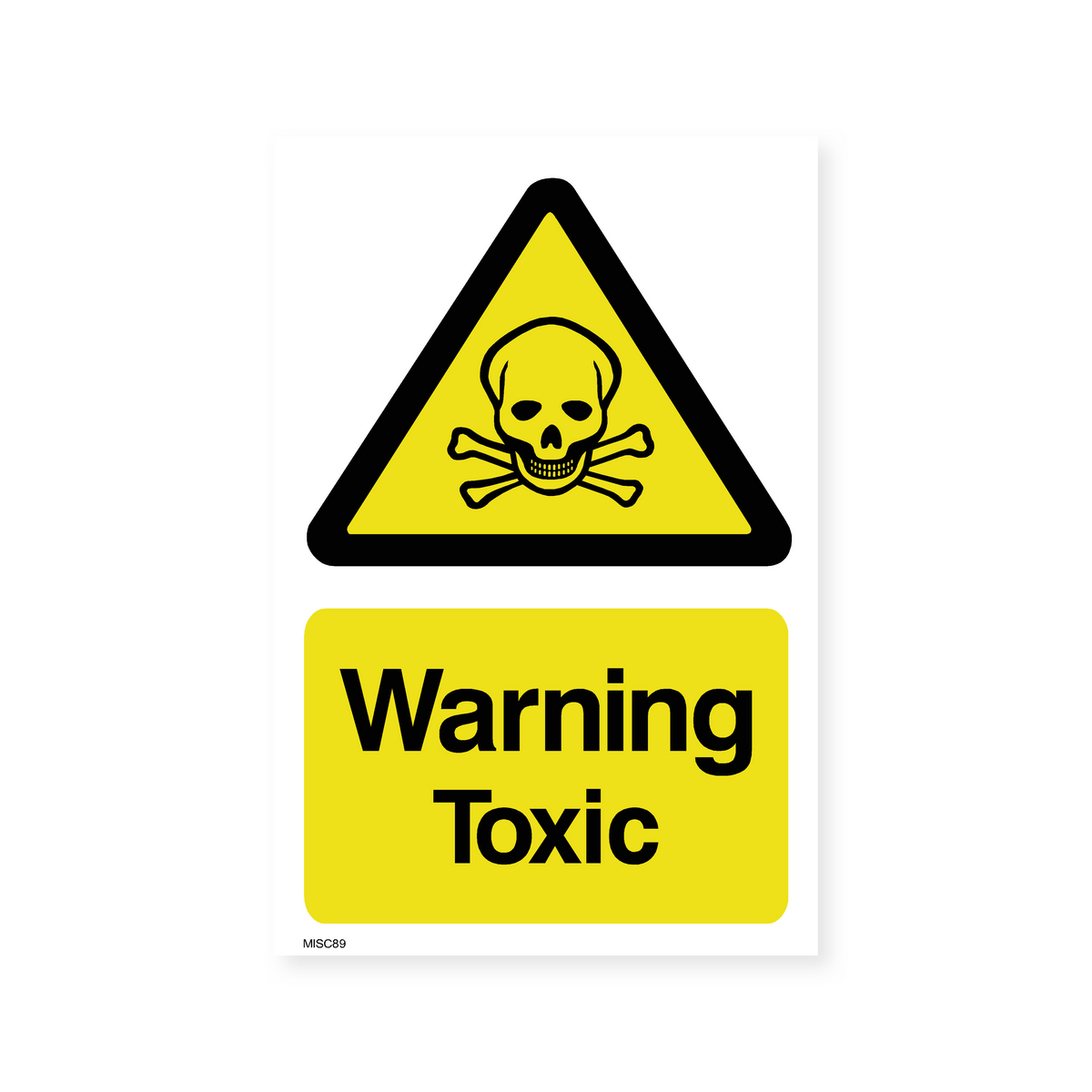 Warning Toxic Sign – Safety Signs & Stickers