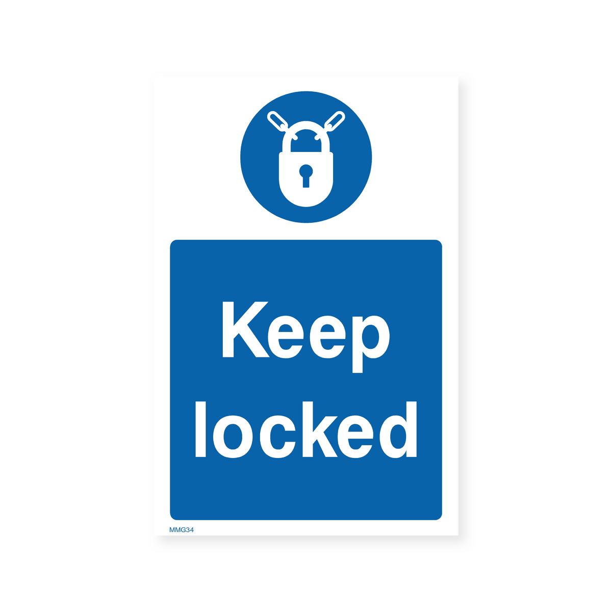 Keep Locked Sign – Safety Signs & Stickers