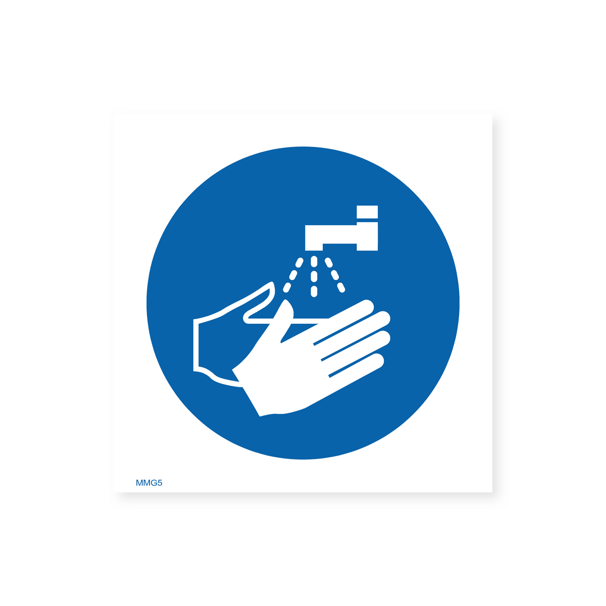 Wash Hands Symbol Sign – Safety Signs & Stickers
