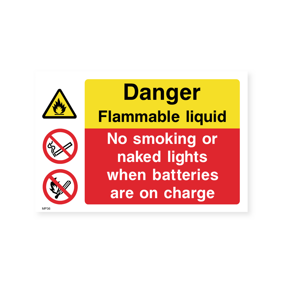 Flammable Liquid & Battery Charging: No Smoking, No Naked Lights ...