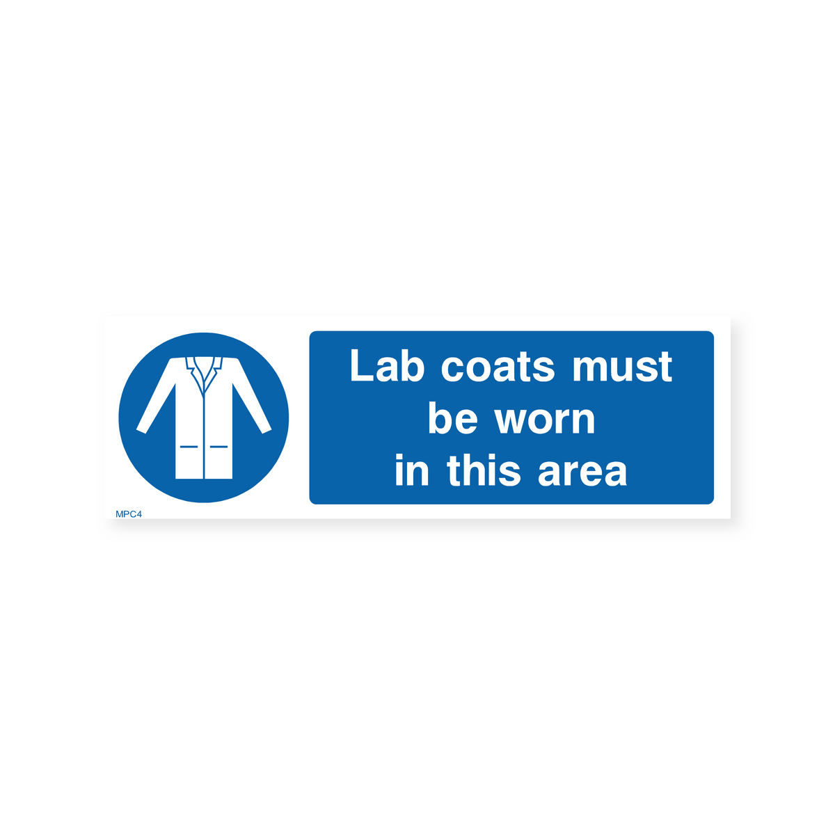 Lab Coats Must Be Worn Sign – Safety Signs & Stickers