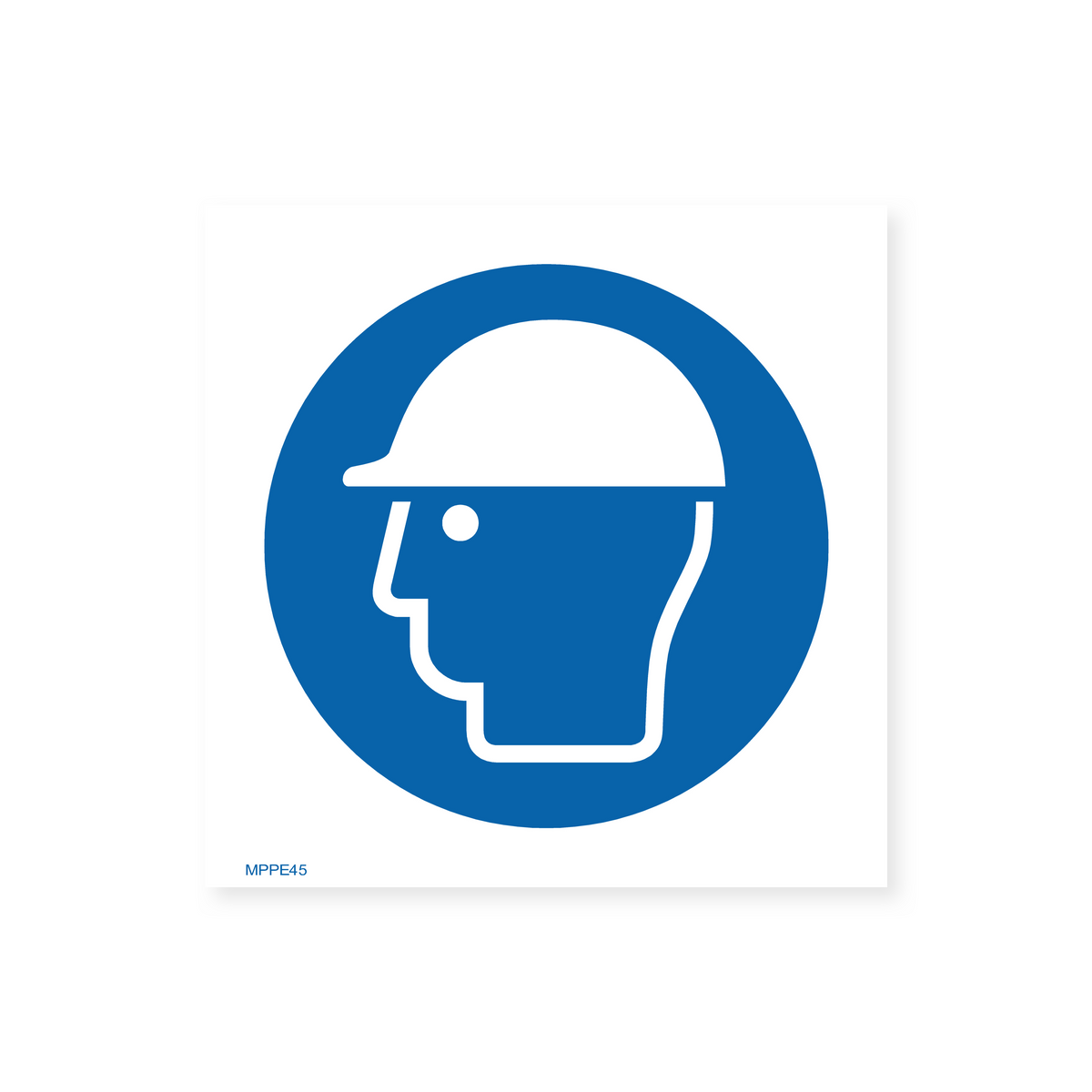 Head Protection Symbol Sign – Safety Signs & Stickers