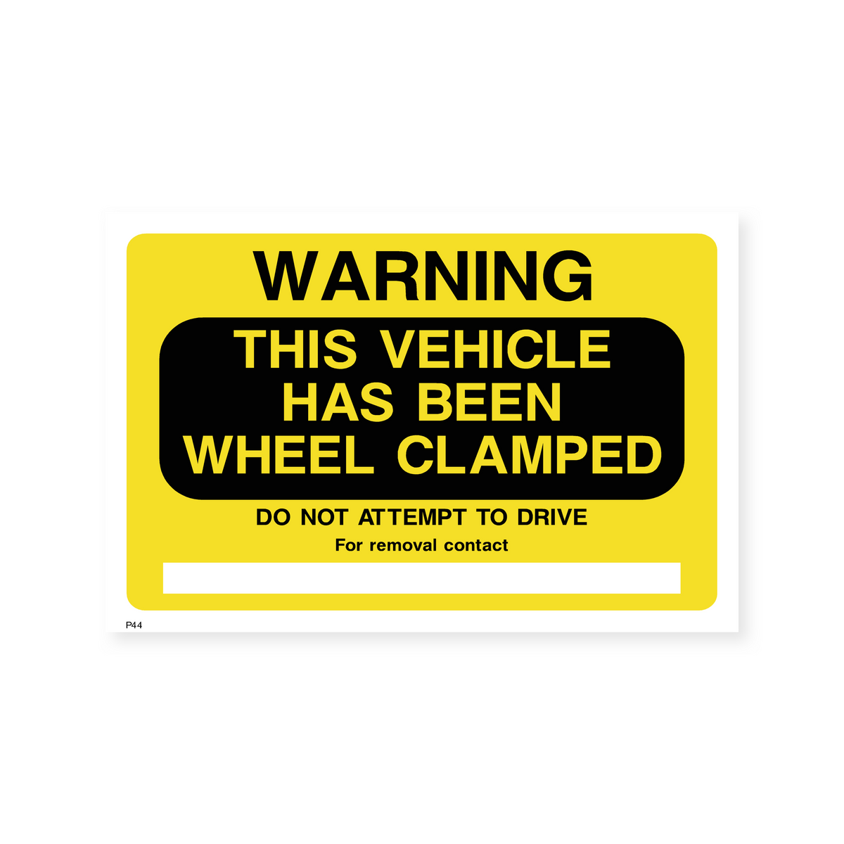 Clamping – Safety Signs & Stickers
