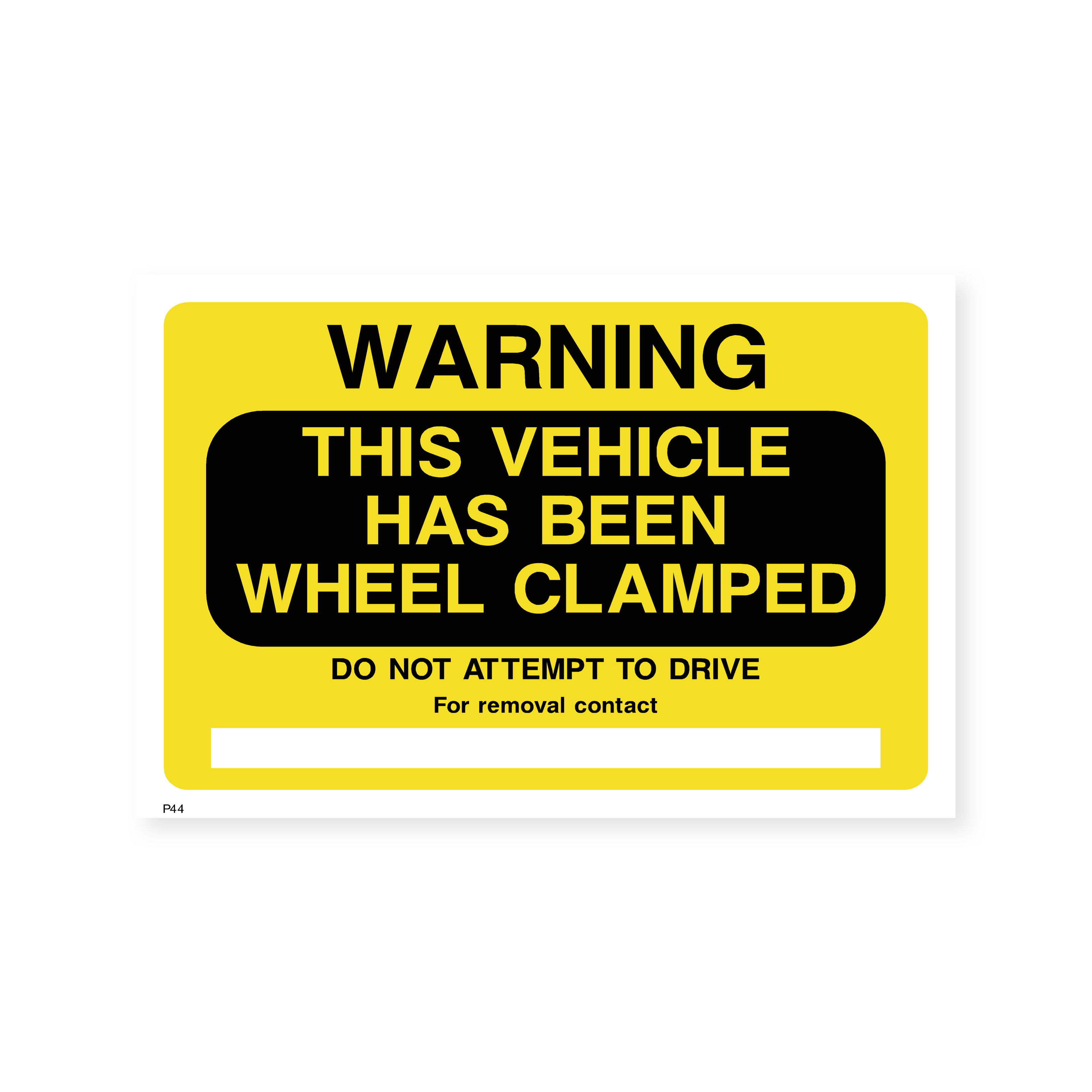 Clamping – Safety Signs & Stickers