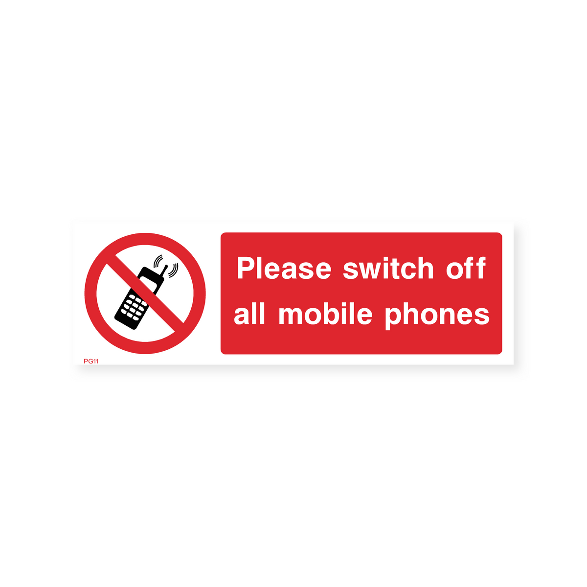 Please Switch Off All Mobile Phones Sign – Safety Signs & Stickers