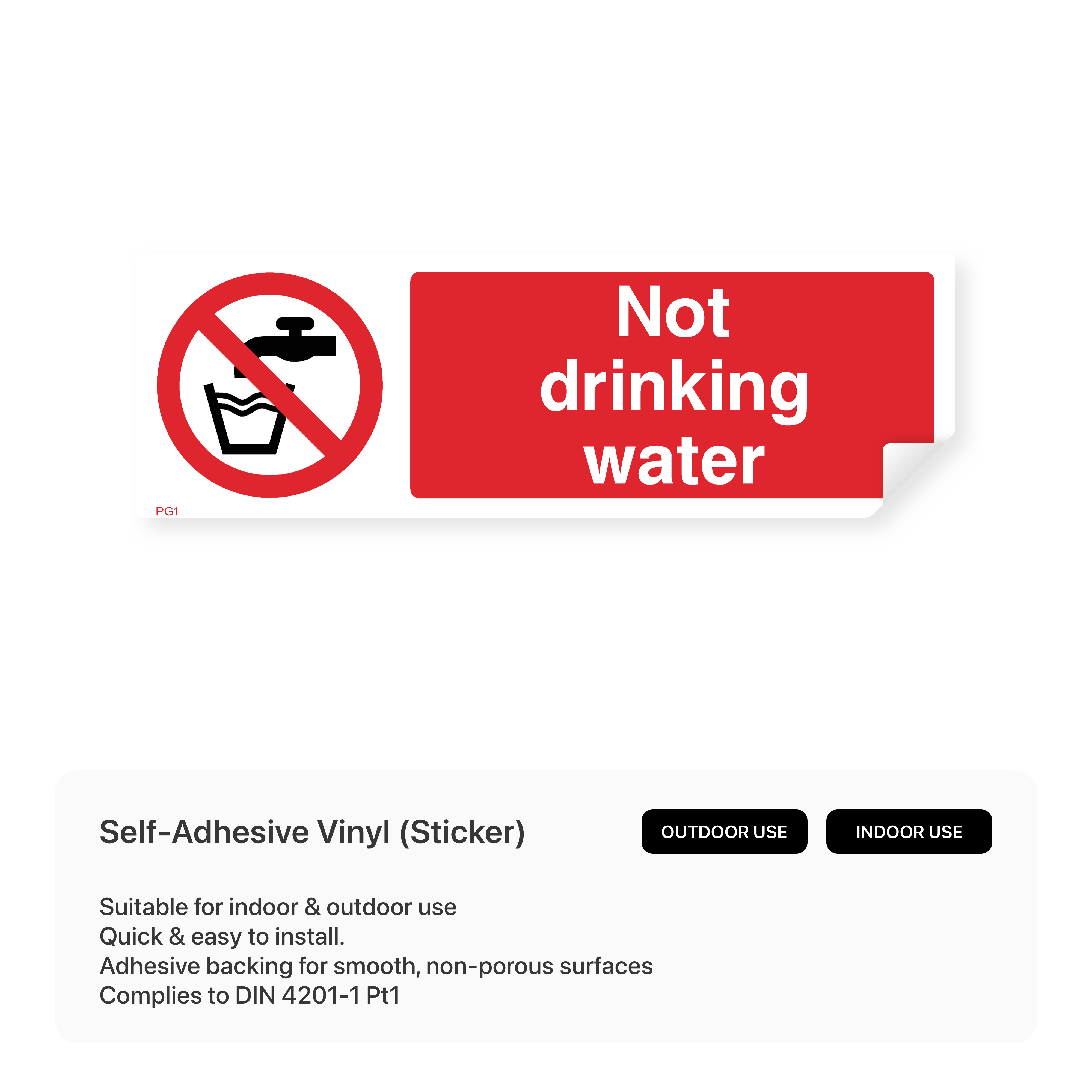 No Drinking Water