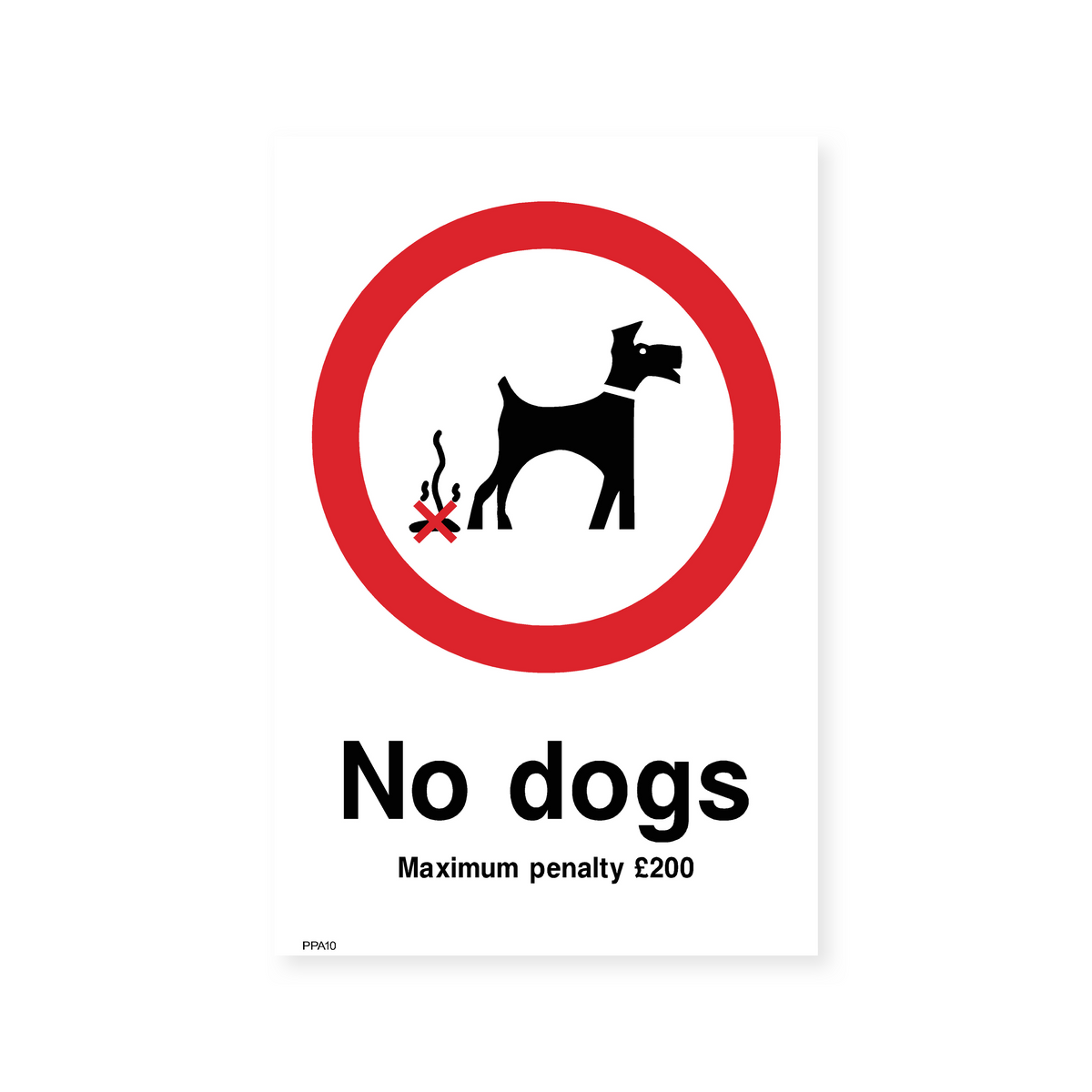 No Dogs Sign - £200 Fine for Parks & Play Areas – Safety Signs & Stickers