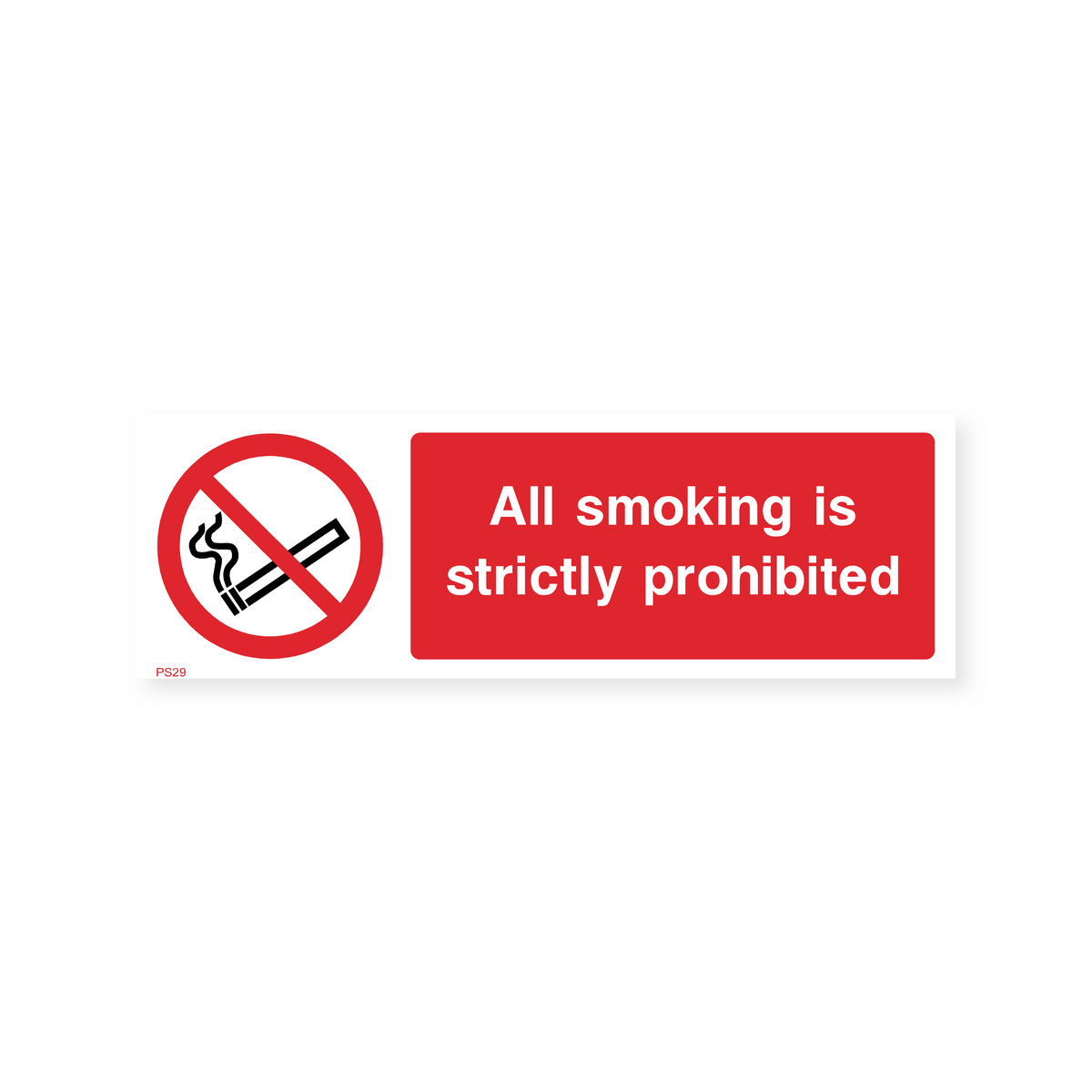 All Smoking Strictly Prohibited Sign - Safety – Safety Signs & Stickers