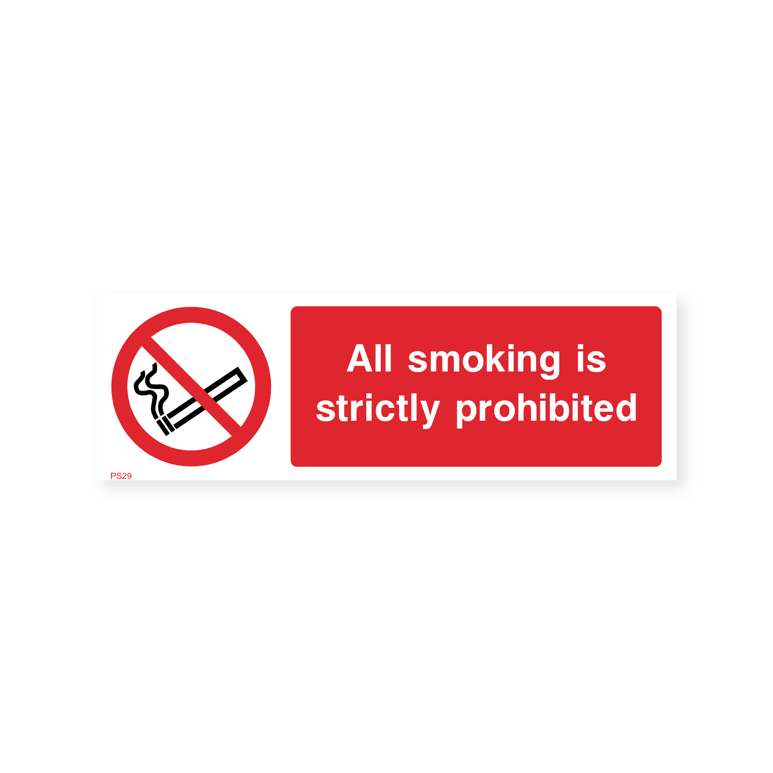 All Smoking Strictly Prohibited Sign - Safety – Safety Signs & Stickers