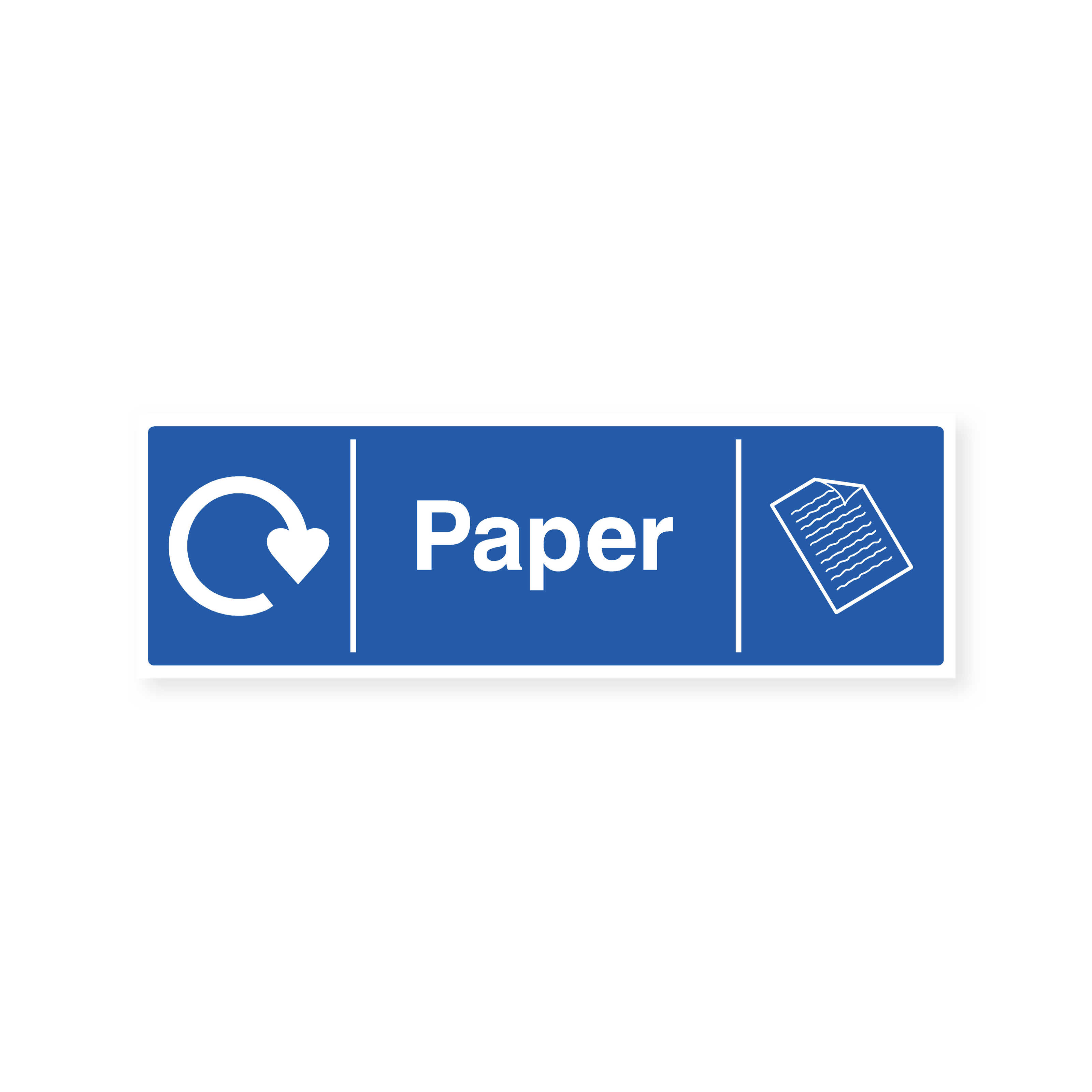Paper Recycling - Safety Sign – Safety Signs & Stickers