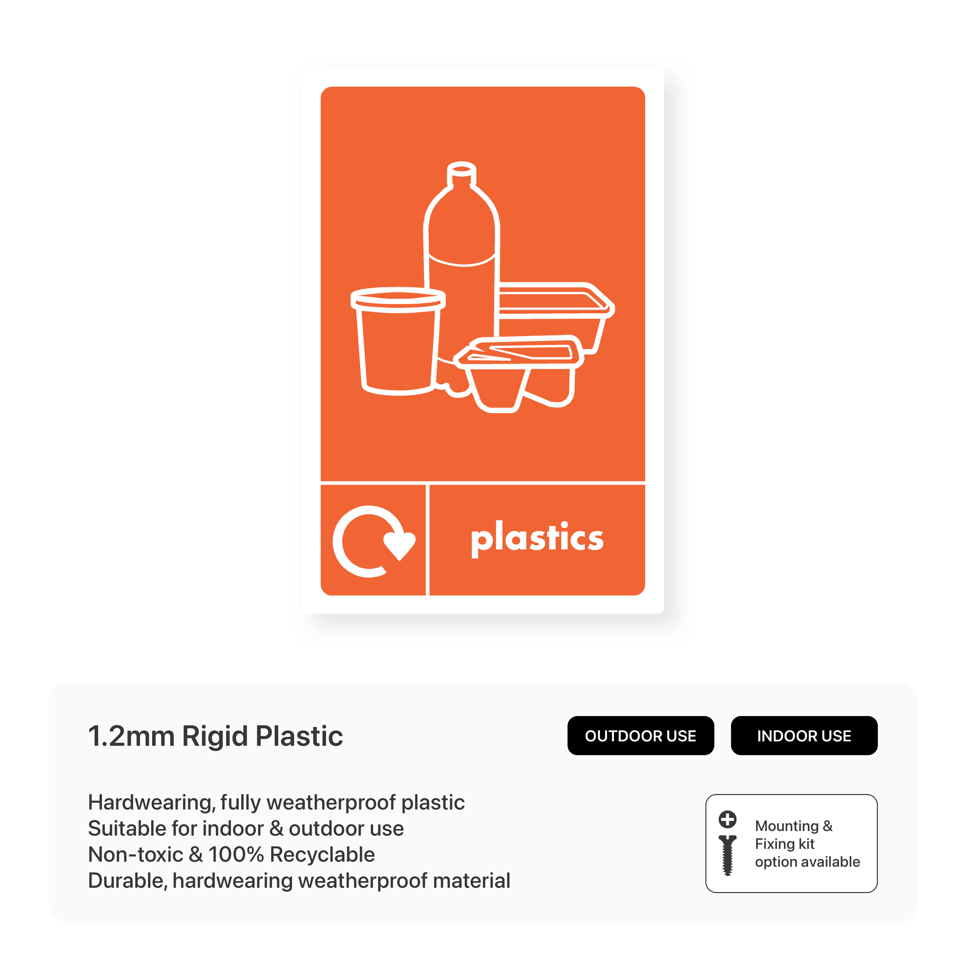 Recycling – Safety Signs & Stickers