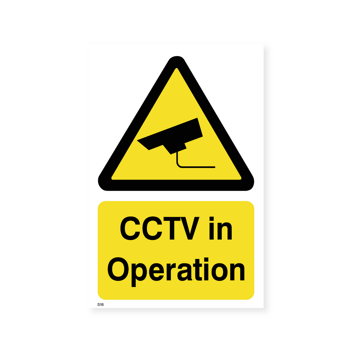 CCTV in Operation Sign – Safety Signs & Stickers