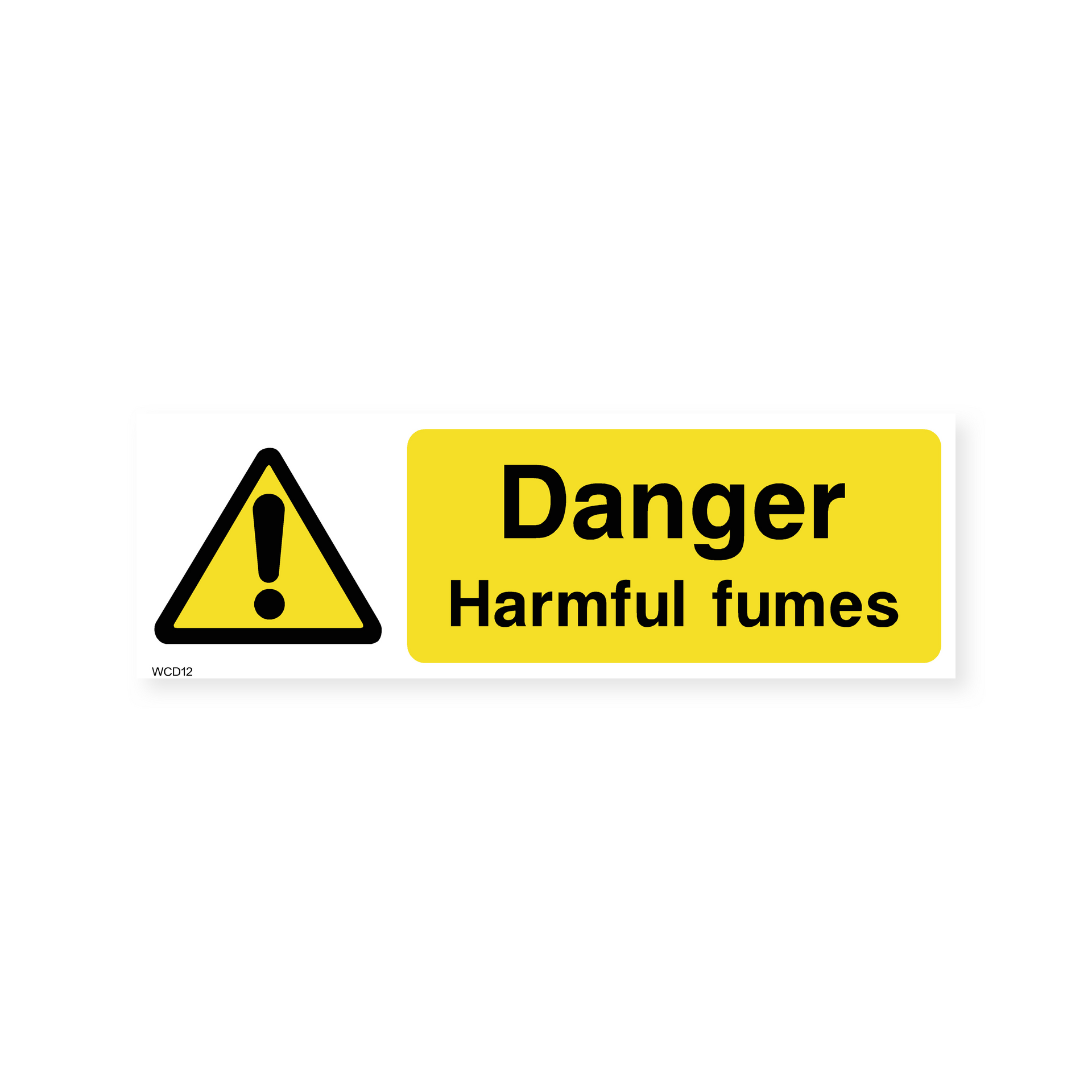 Danger Harmful Fumes Sign – Safety Signs & Stickers