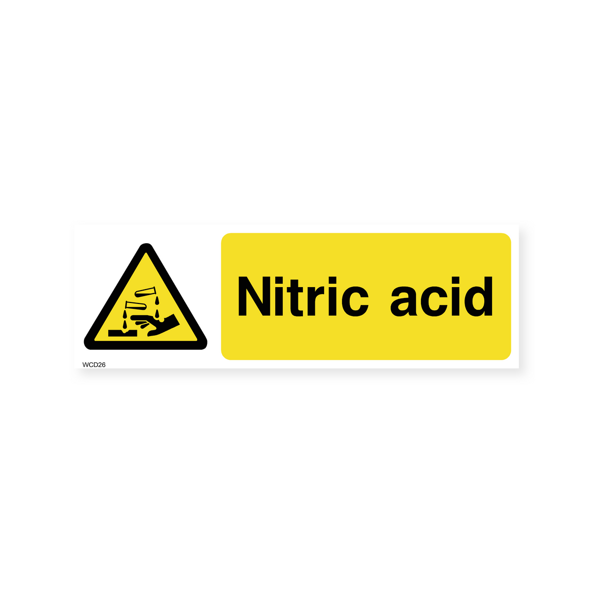 Nitric Acid Sign – Safety Signs & Stickers