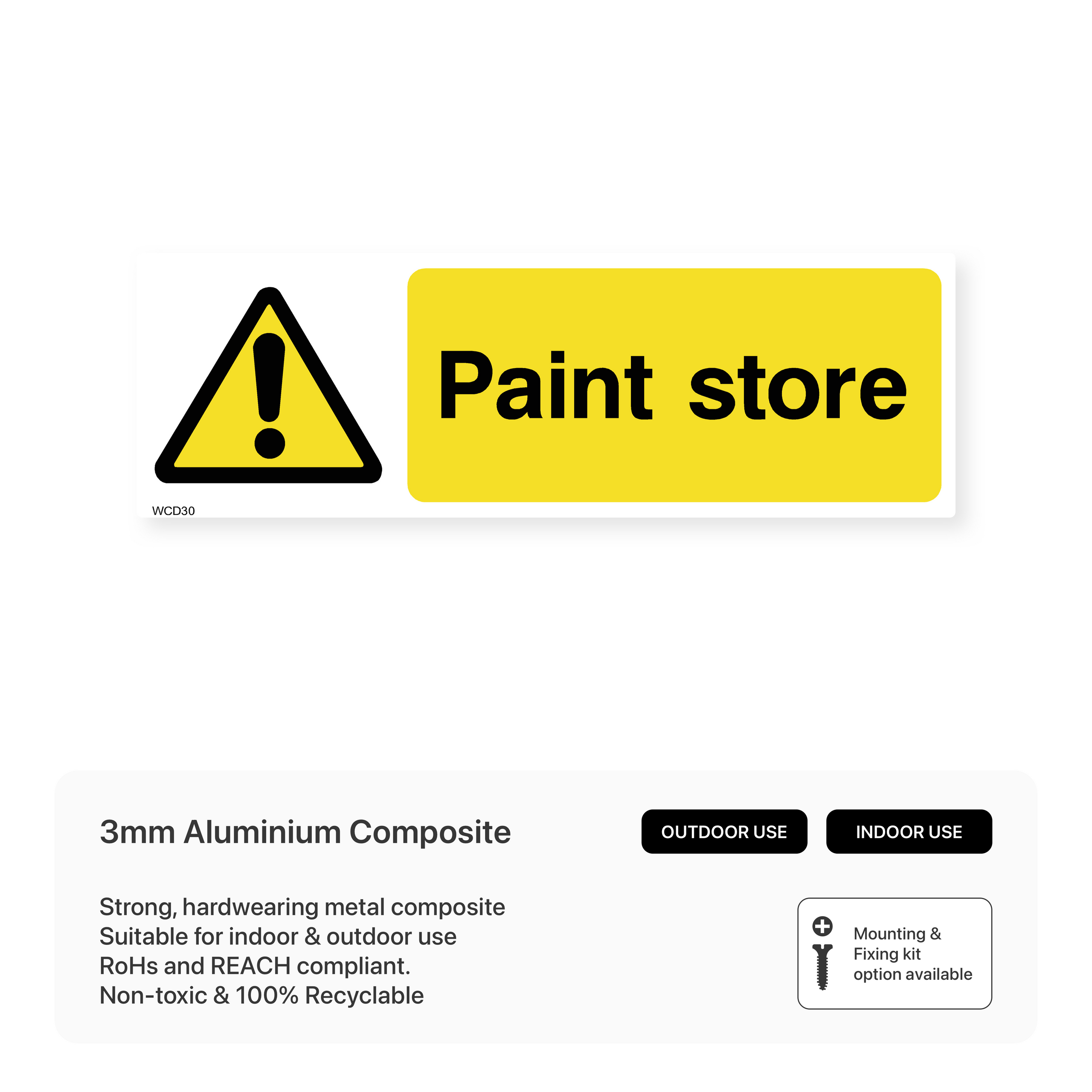 Paint Store Sign – Safety Signs & Stickers