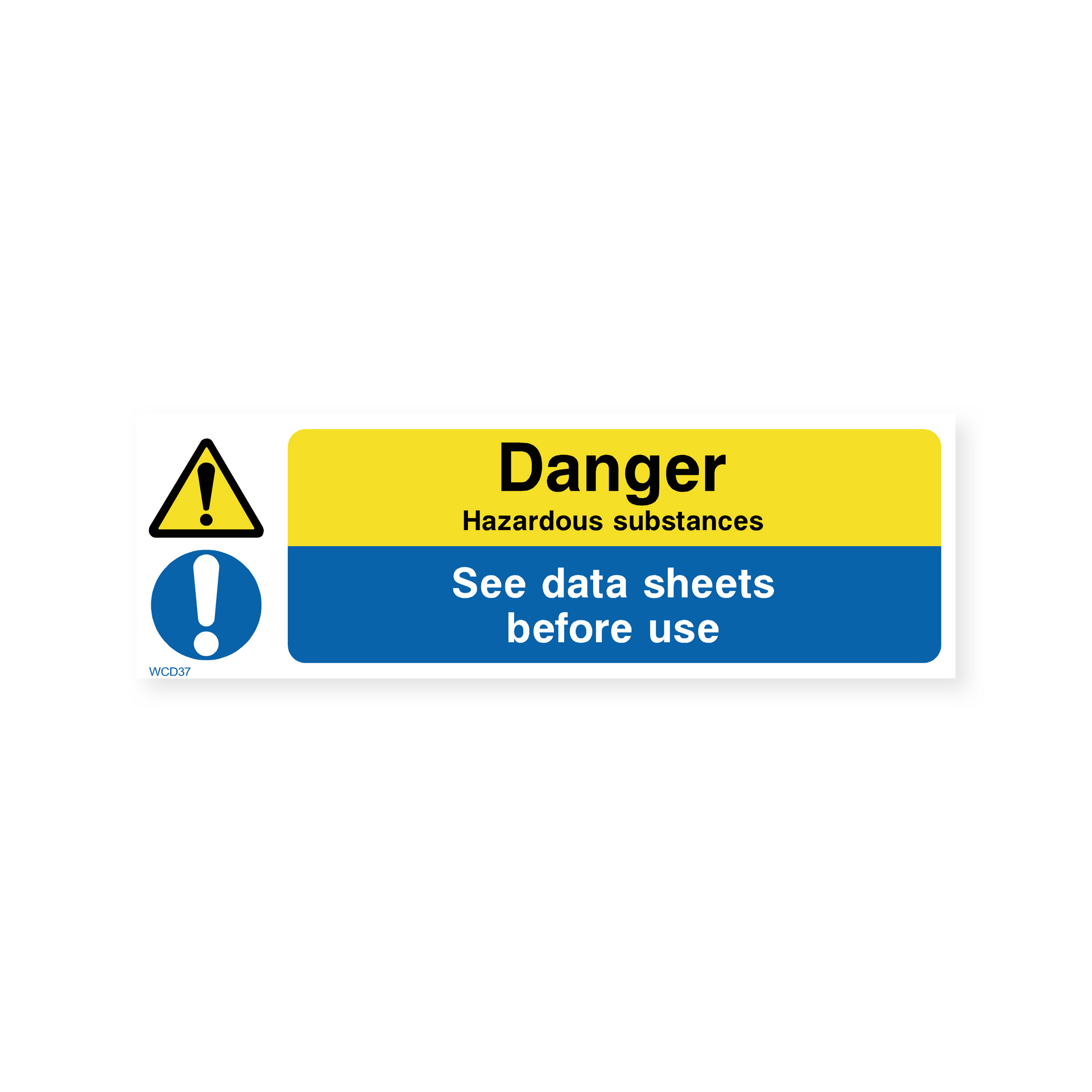 Danger Hazardous Substances Sign – Safety Signs & Stickers