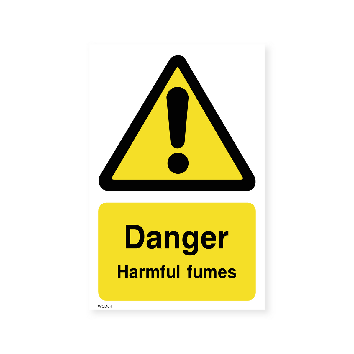 Danger Harmful Fumes Sign – Safety Signs & Stickers