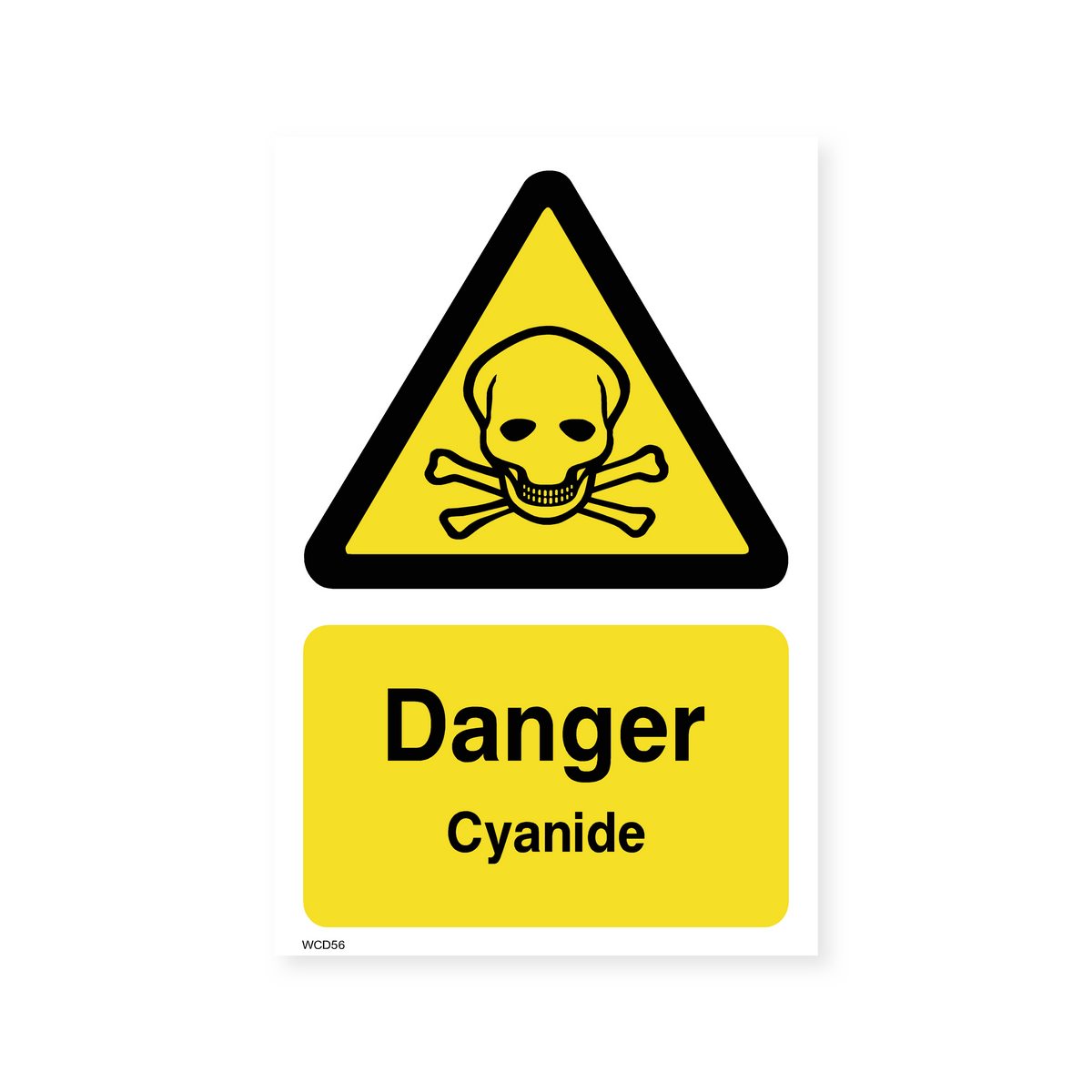 Danger Cyanide Sign – Safety Signs & Stickers