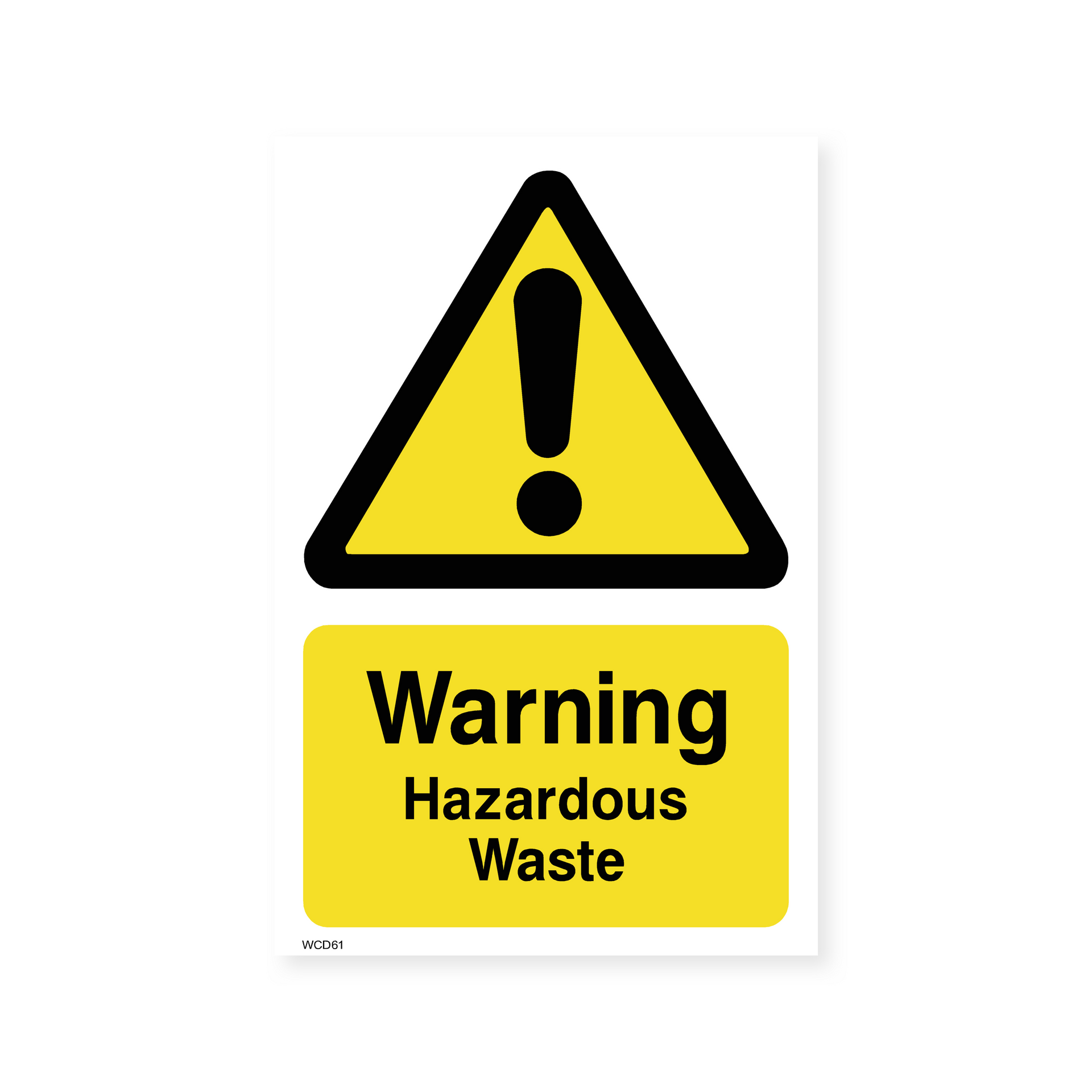 Warning Hazardous Waste Sign – Safety Signs & Stickers