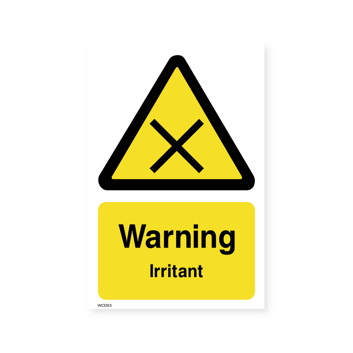 Warning Irritant Sign – Safety Signs & Stickers