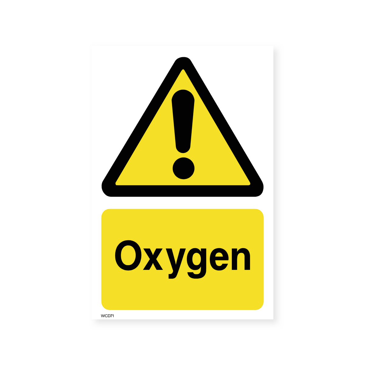 Oxygen Sign – Safety Signs & Stickers