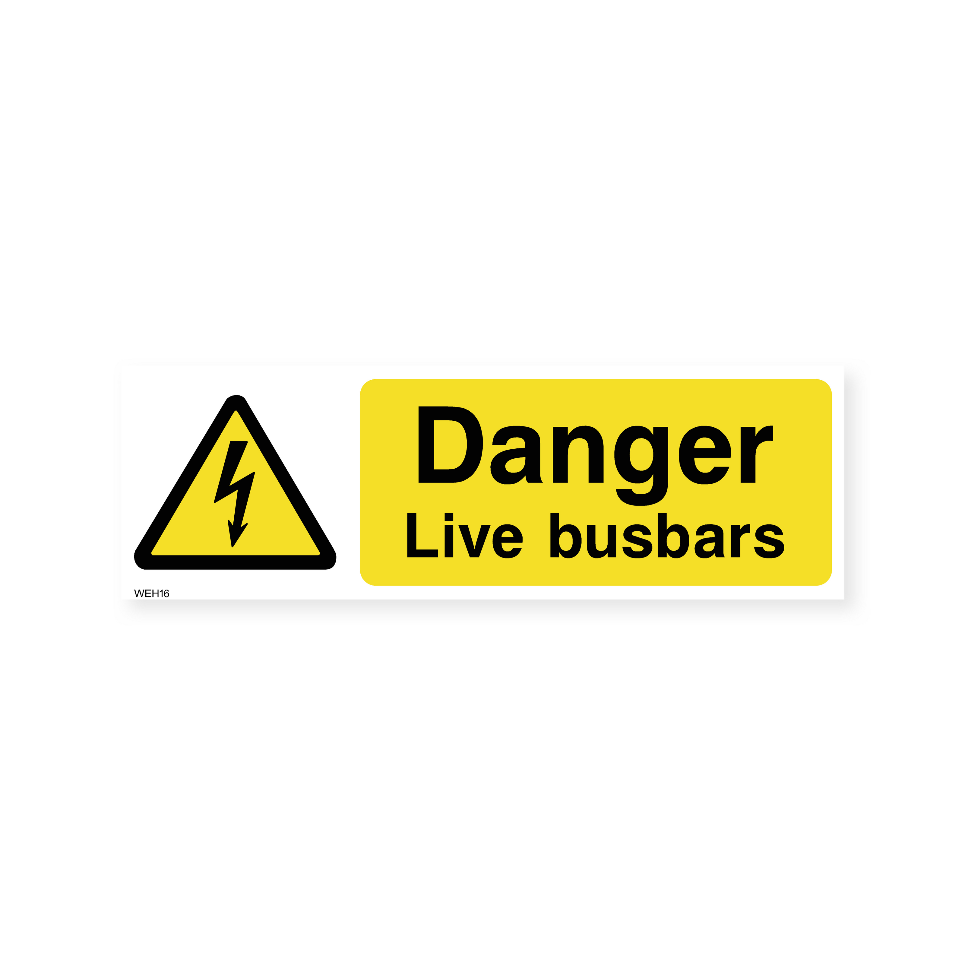 Danger Live Busbars Sign – Safety Signs & Stickers
