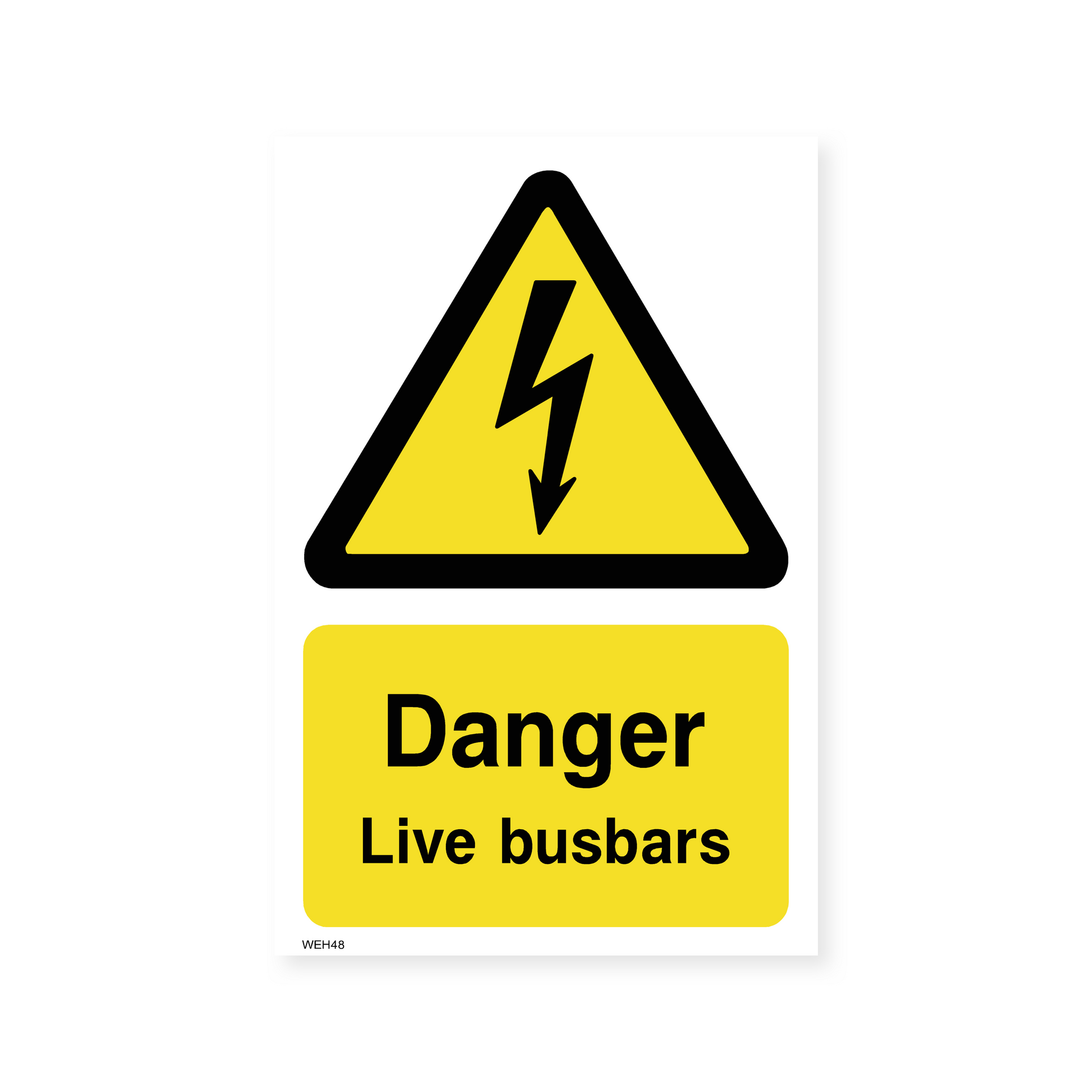 Danger Live Busbars Sign – Safety Signs & Stickers
