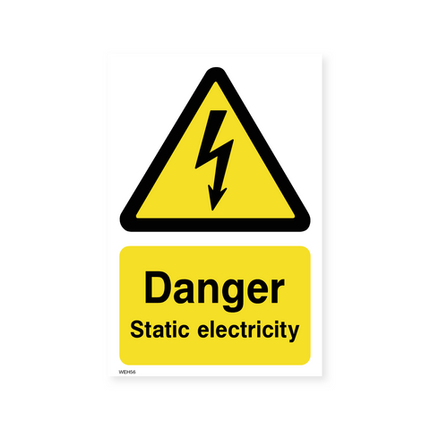 Danger Static Electricity Sign – Safety Signs & Stickers