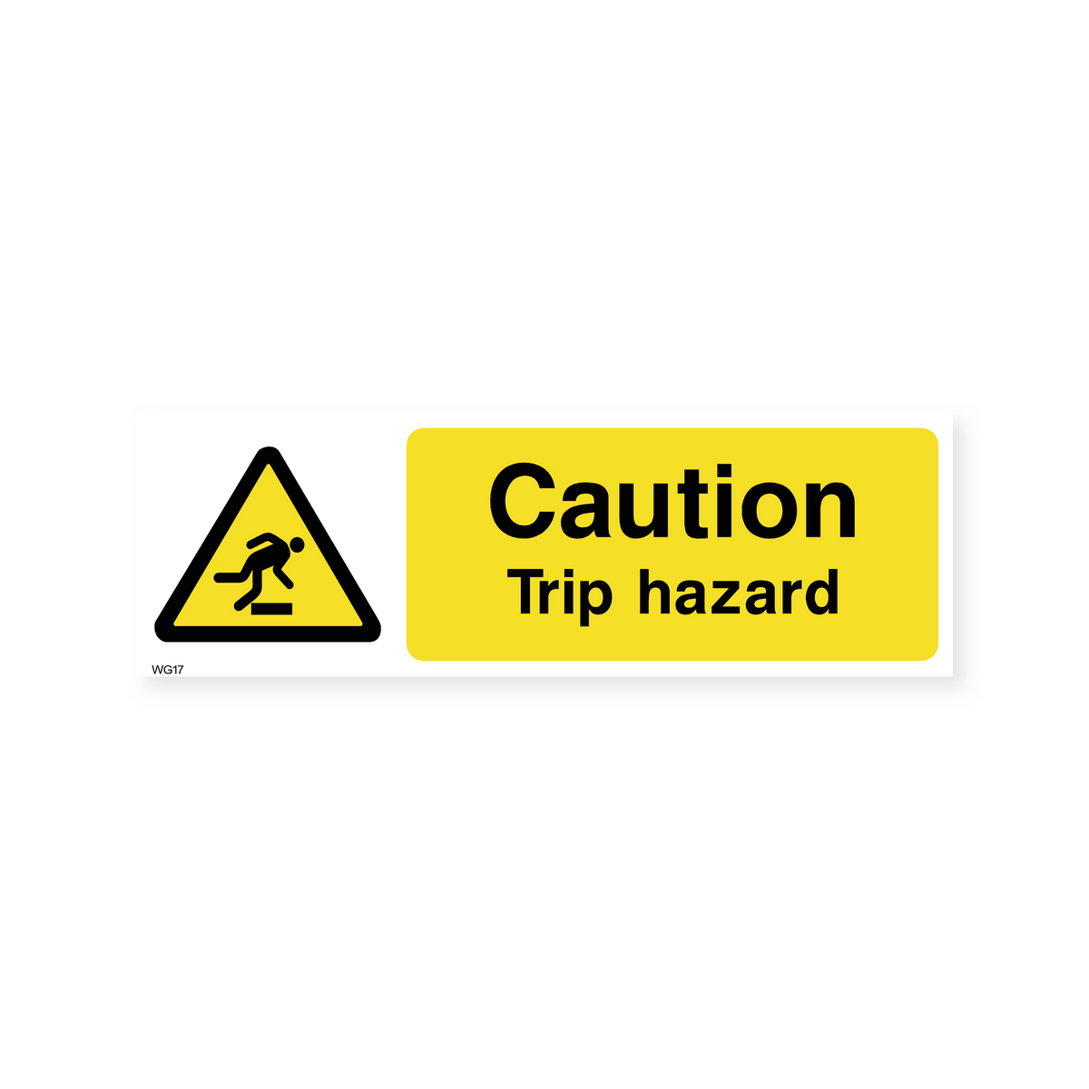 Caution Trip Hazard Sign - Workplace Safety – Safety Signs & Stickers