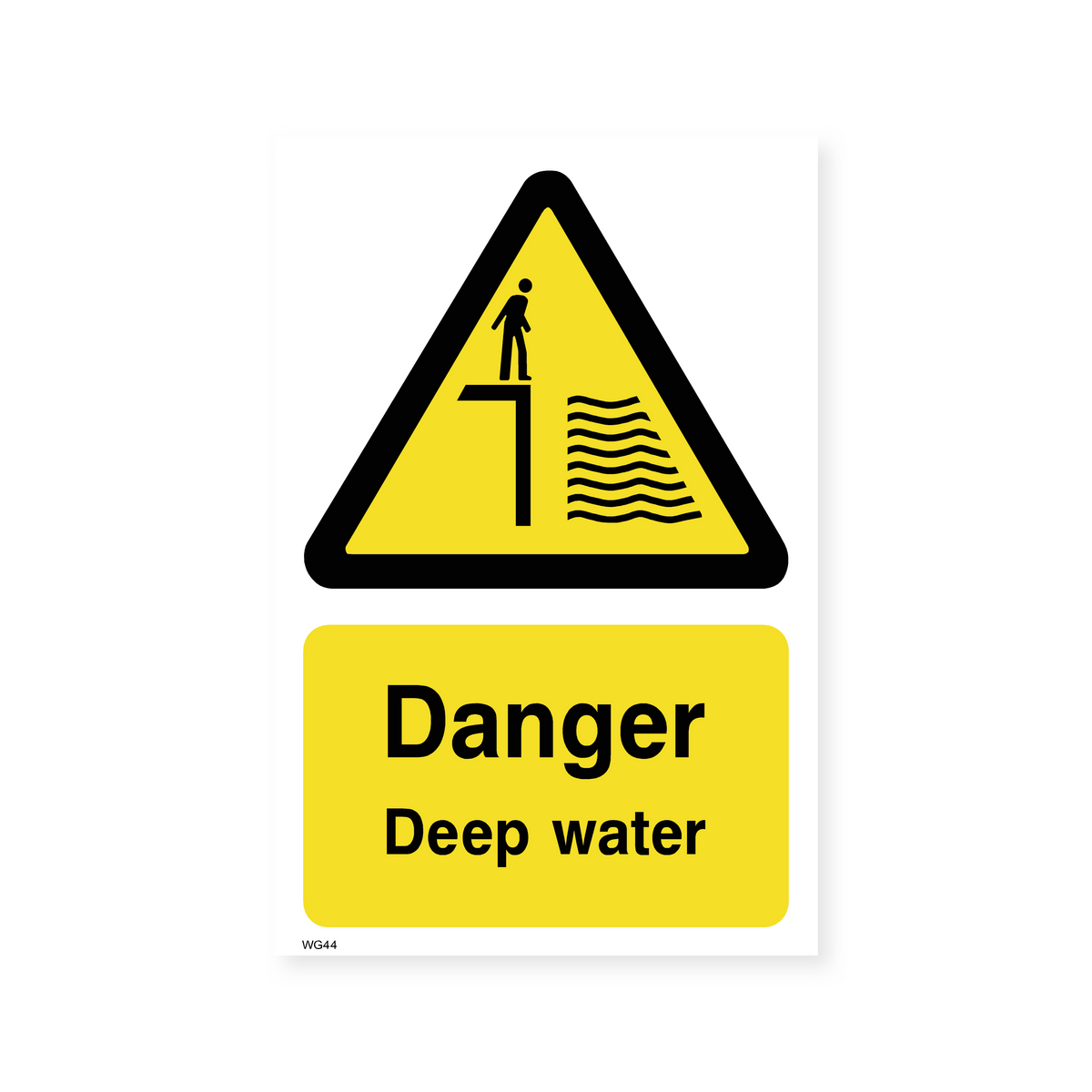 Danger Deep Water Sign - Safety Warning – Safety Signs & Stickers