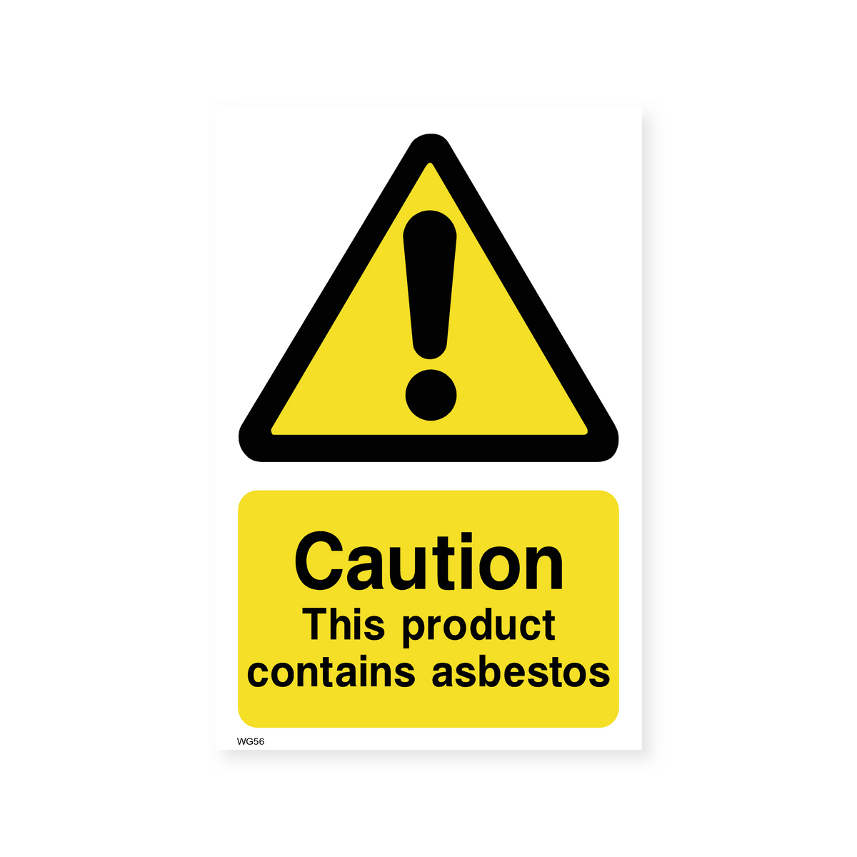 Asbestos Warning Sign - Identify ACMs – Safety Signs & Stickers