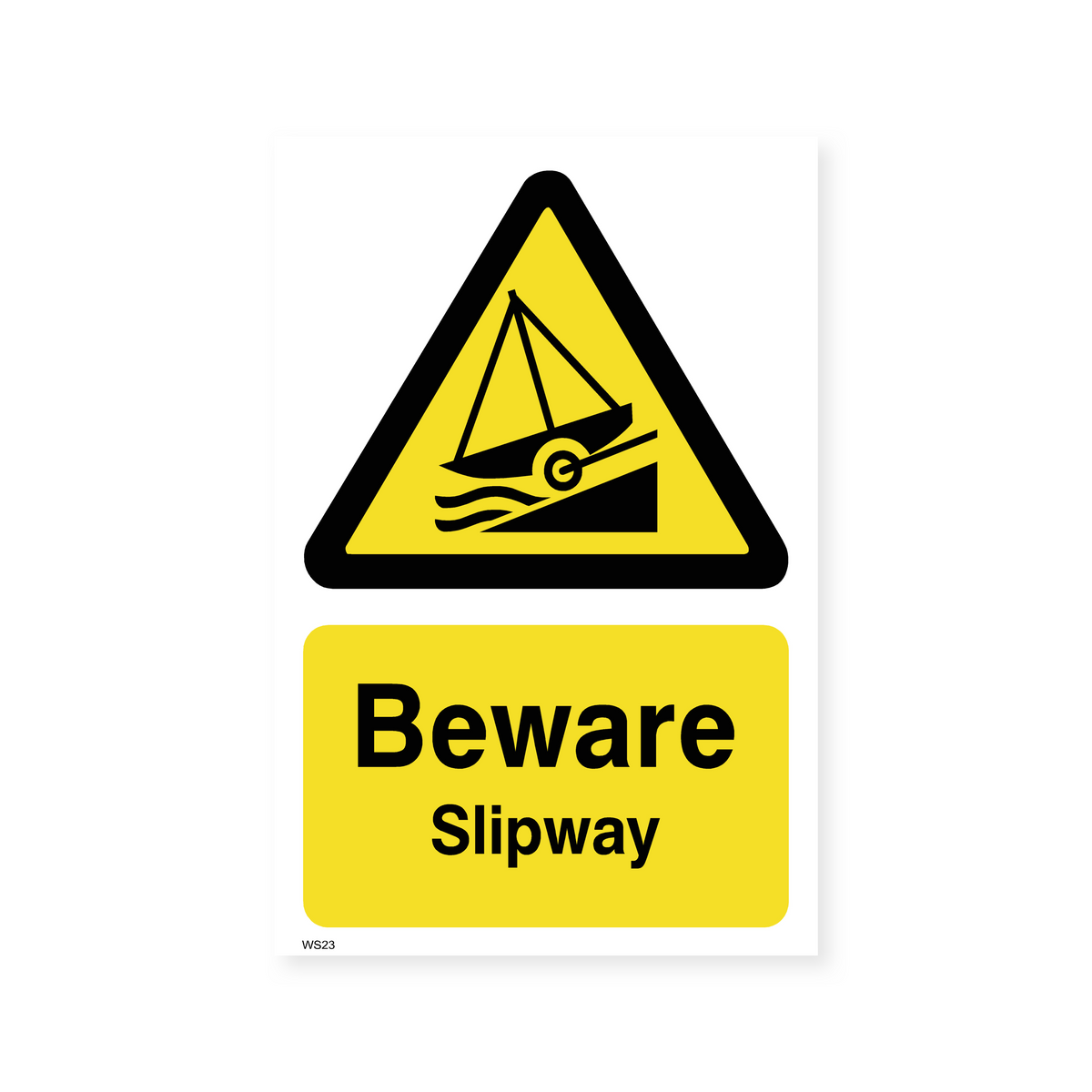 Beware Slipway Safety Sign – Safety Signs & Stickers